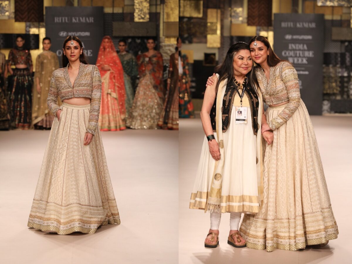 Ritu Kumar attending the FDCI Hyundai India Couture Week in ...